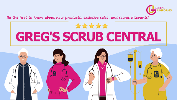 JOIN GREG’S EXCLUSIVE PRIVATE GROUP! | Greg's Uniforms - Medical Scrubs ...