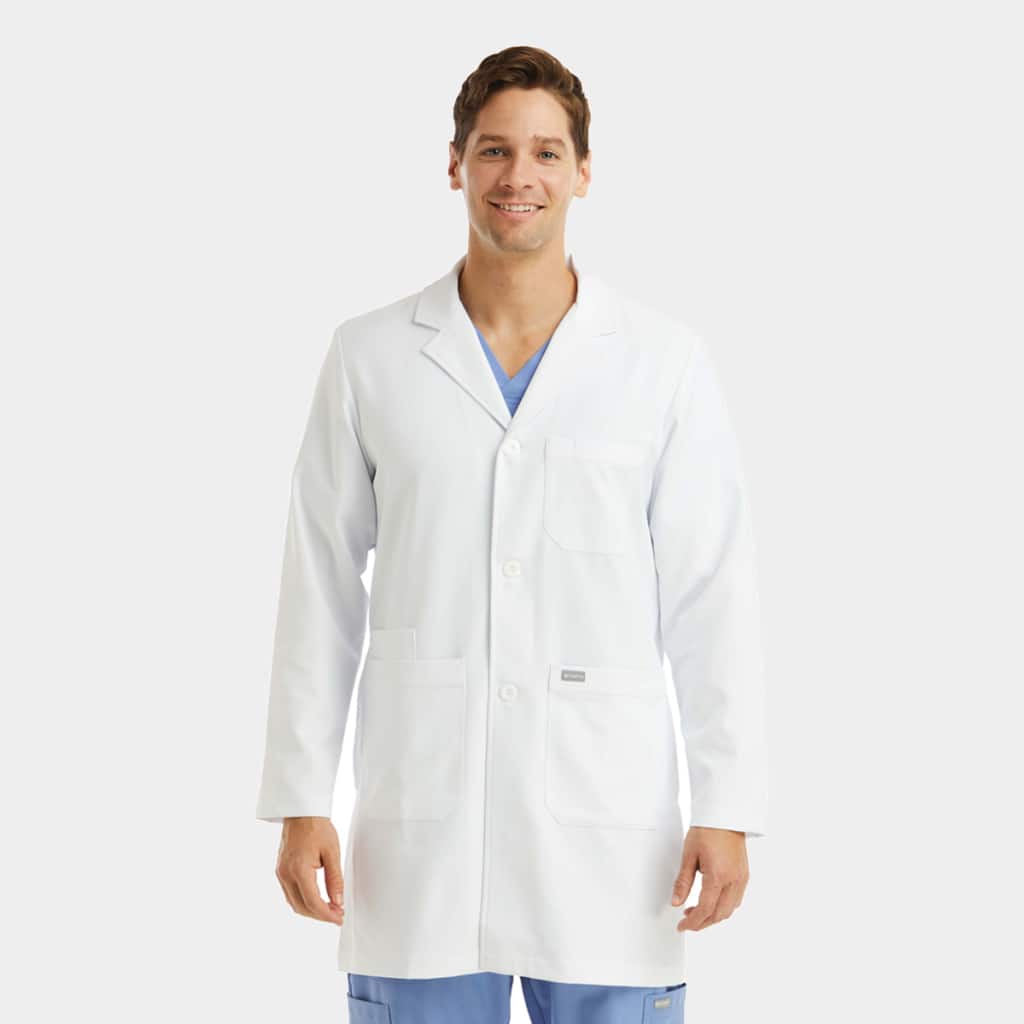 Men's Lab Coat | 5872 | Greg's Uniforms - Medical Scrubs And Chef Wear ...